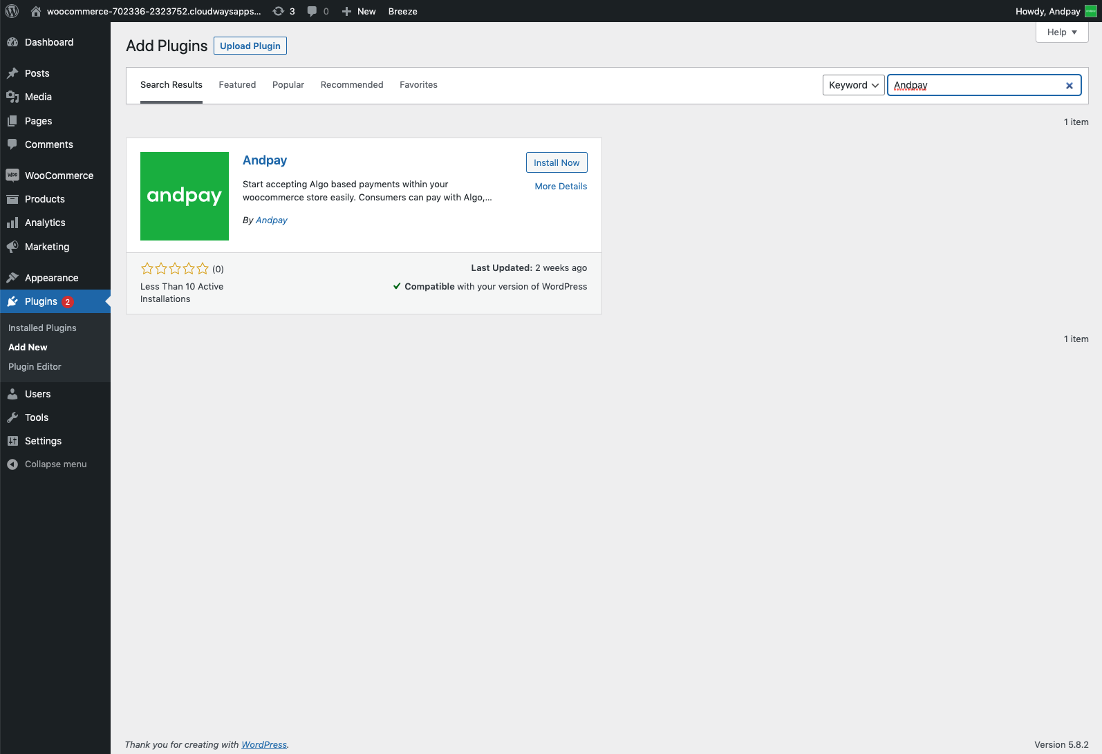 Build Your Own Algo Based Store With Woocommerce And Andpay Algorand Developer Portal